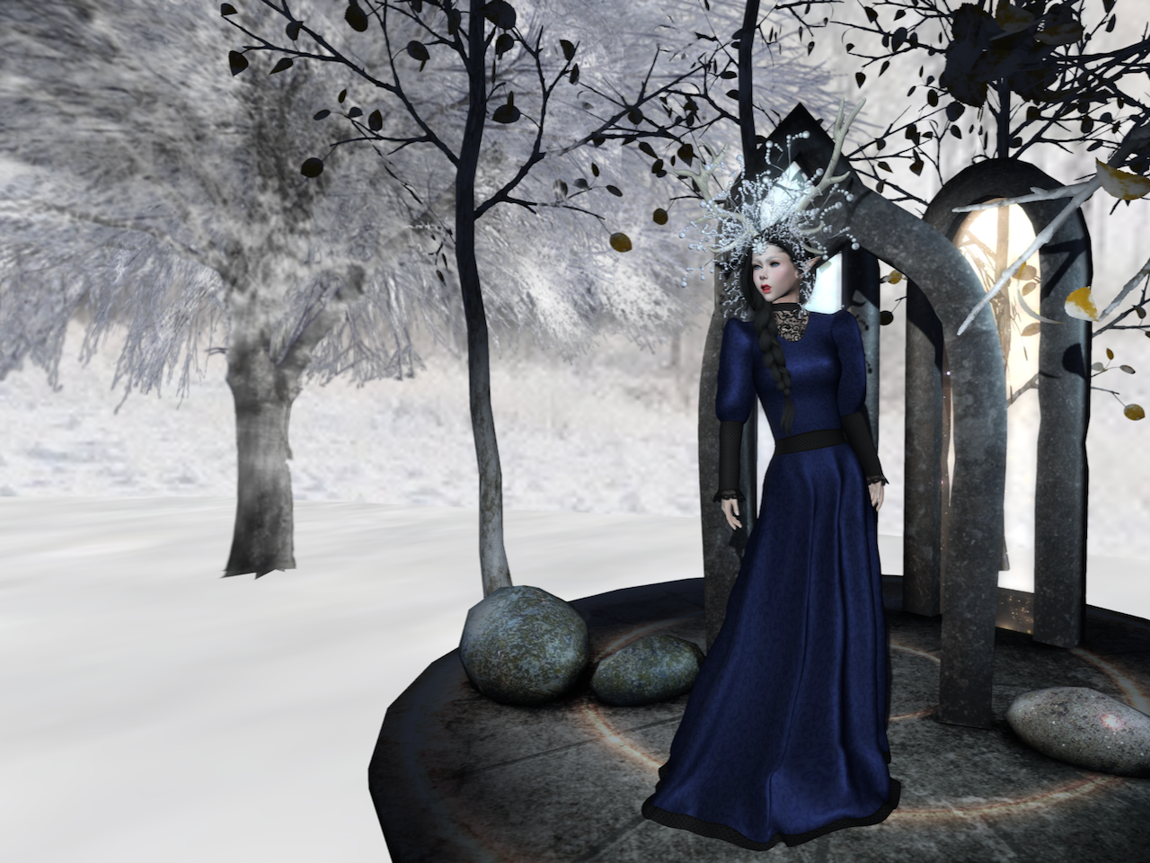 The Stained Glass Grove – Three Twisted Knots